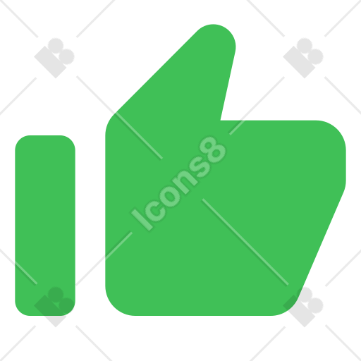 Green Thumbs Up Icon Png