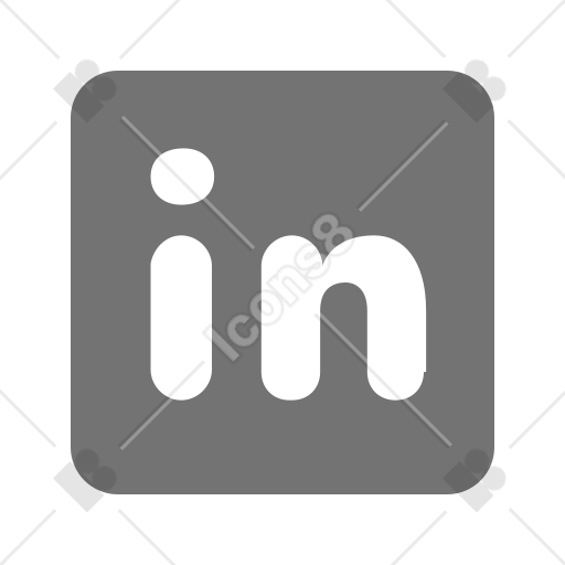 Logotipo De Linkedin Gris Logotipo De LINKEDIN En La Sala De