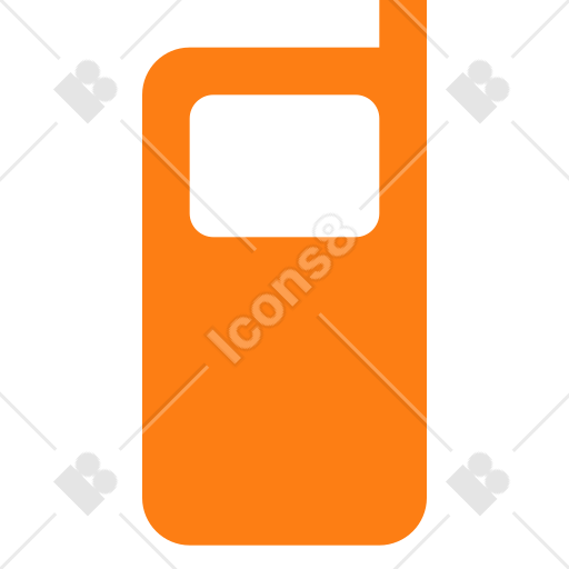 Orange Cell Phone Logo Bearbeitbares Logo In Pfirsichrosa Orange