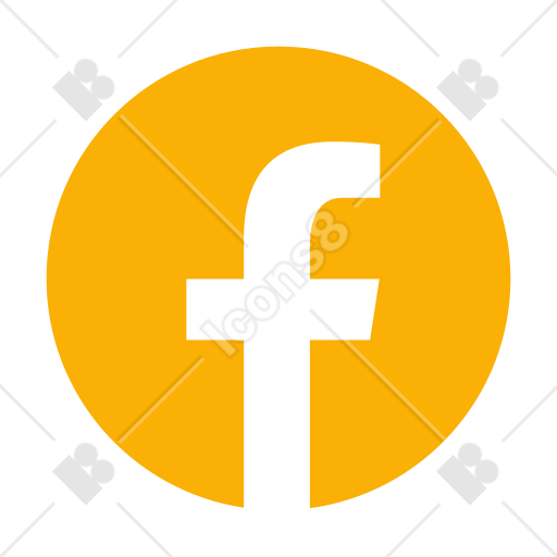 Icono De Facebook Amarillo Png