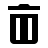 Trash icon in iOS Style