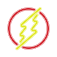 The Flash Sign icon in iOS Style