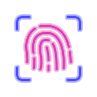 Touch ID icon in 3D Fluency Style