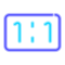 Original Size icon in Neon Style