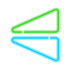 Flip Horizontal icon in Neon Style