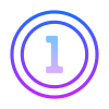 1st icon in Gradient Line Style