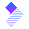 Filmora icon in Gradient Line Style