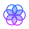 Lively Wallpaper icon in Gradient Line Style