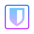 Bitwarden icon in Gradient Line Style