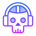 Call Of Duty Warzone icon in Gradient Line Style