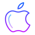 Icône Mac OS dans le style Gradient Line