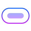 Oculus icon in Gradient Line Style