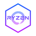 Ryzen Controller icon in Gradient Line Style