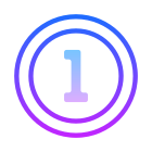 1st icon in Gradient Line Style