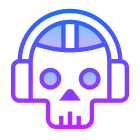 Call Of Duty Warzone icon in Gradient Line Style