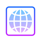 ITranslate icon in Gradient Line Style