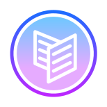Carrd icon in Gradient Line Style