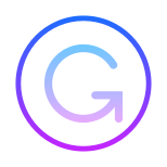 Grammarly icon in Gradient Line Style