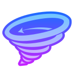 Nexus Vortex icon in Gradient Line Style