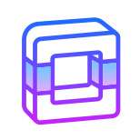 OpenStack icon in Gradient Line Style