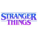 Stranger Things icon in Gradient Line Style