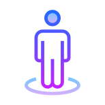Street View icon in Gradient Line Style