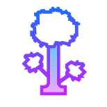 Terraria icon in Gradient Line Style