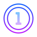 1st icon in Gradient Line Style