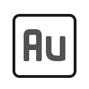 Adobe audition logo Black Icons – Free Download SVG, PNG, GIF