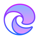 Edge icons in Gradient style for graphic & UI design