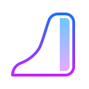 Airplane Tail Fin icon in iOS Style