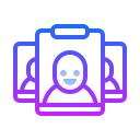 Conference icon in Cute Outline Style