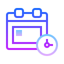 Event Accepted Tentatively icon in Cute Color Style
