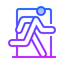 Exit Sign icon in Windows Metro Style