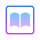Ibooks icon in Bubbles Style