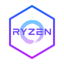 Ryzen Controller icon in Gradient Line Style