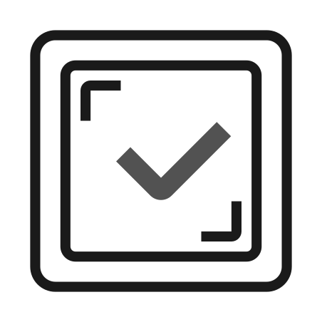 Checked Checkbox icon in Gradient Line Style