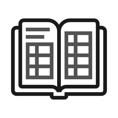 Logbook icon in Gradient Line Style