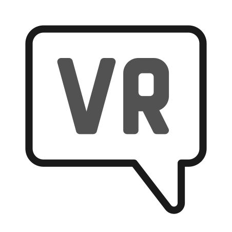 Vrchat Icon im Gradient Line Stil