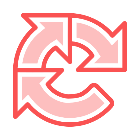 Google ReCaptcha icon in Gradient Line Style