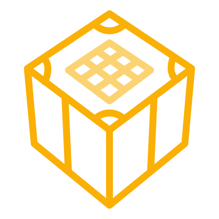 Crafting Table icon in Gradient Line Style