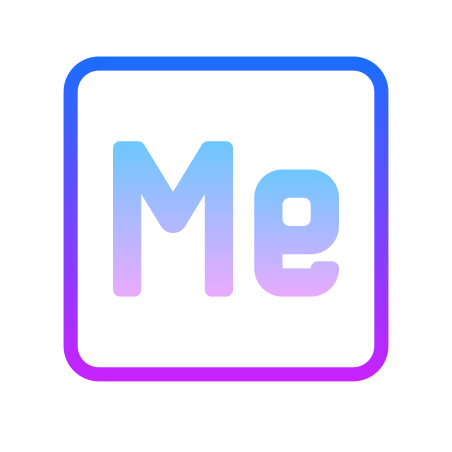 Adobe Media Encoder icon in Gradient Line Style