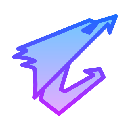 Aorus icon in Gradient Line Style