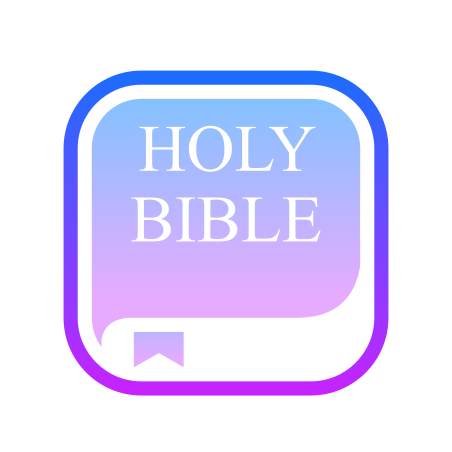 Bible App icon in Gradient Line Style