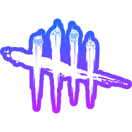 Dead By Daylight icon in Gradient Line Style