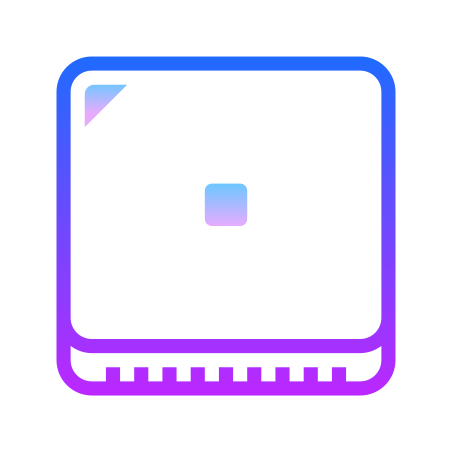 Dor Key icon in Gradient Line Style