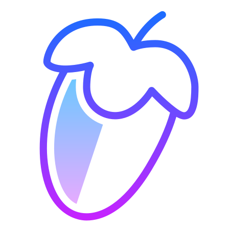 FL Studio icon in Gradient Line Style