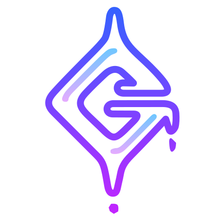 Guilty Gear icon in Gradient Line Style