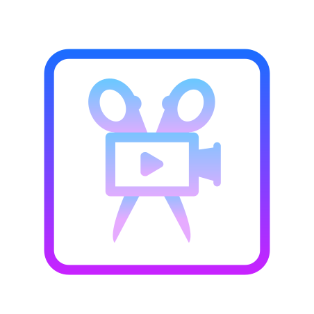 Movavi icon in Gradient Line Style