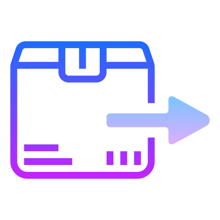 Move Stock icon in Gradient Line Style